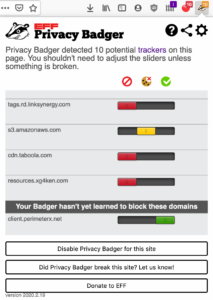 Review: Privacy Badger Browser Extension ~ mindful.technology