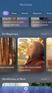 App Review: Calm - Meditation and Sleep Stories ~ mindful.technology